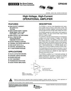 opa549 - Electronics-Lab
