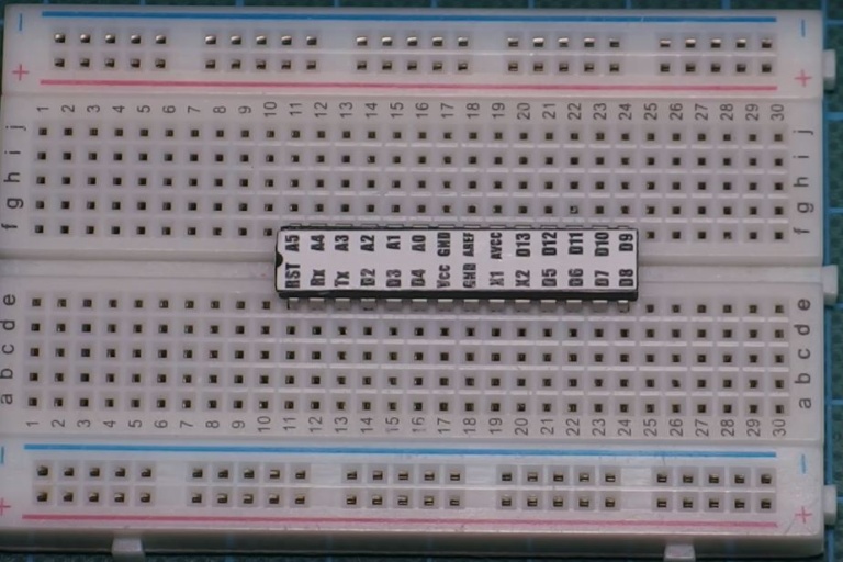 Arduino (Atmega328p) on a Breadboard - Electronics-Lab