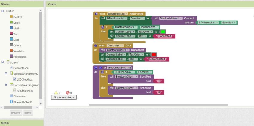 Arduino Communication with an Android App via Bluetooth - Electronics-Lab
