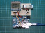 Arduino distance meter with Ultrasonic Sensor (HC SR04) and Nokia 5110 ...