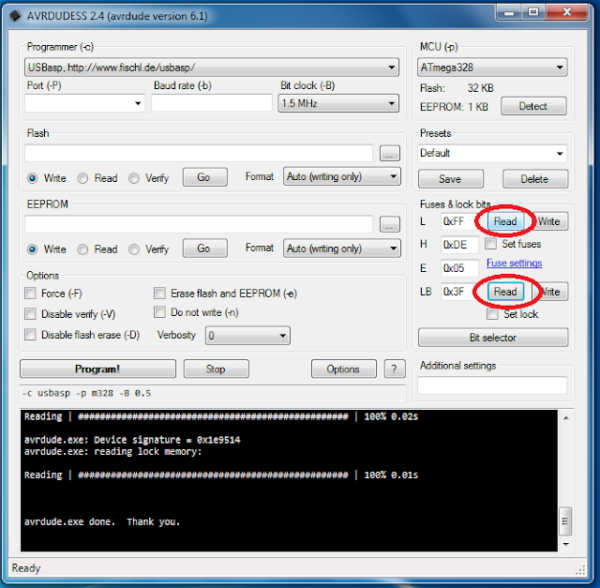 Burning Arduino Bootloader On Atmega328 Using Usbasp Programmer 9829