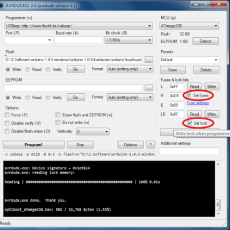 Avrdude USBasp4 - Electronics-Lab.com