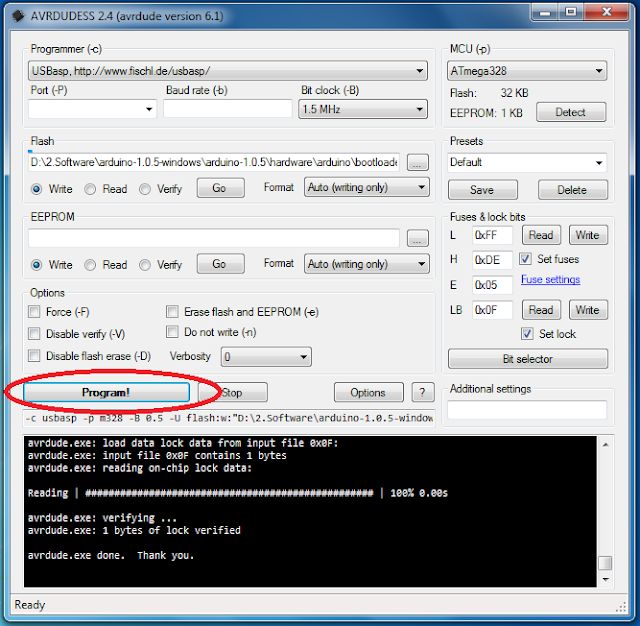 Burning Arduino Bootloader On Atmega328 Using Usbasp Programmer Electronics