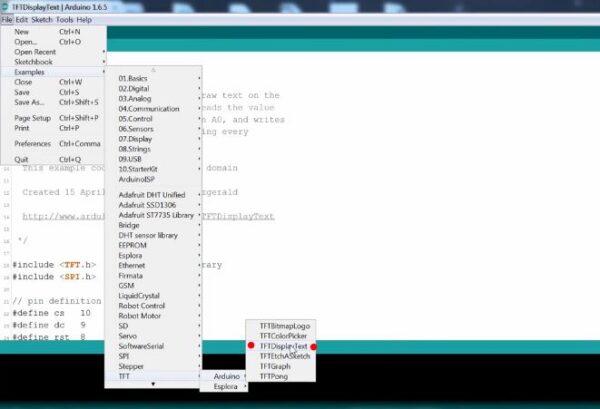 TFT example - Electronics-Lab.com