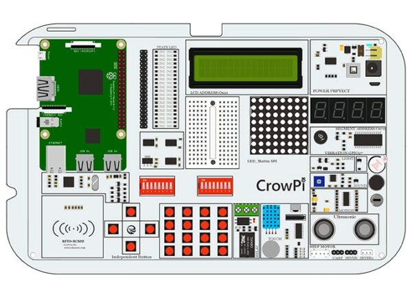 Crowpi A Raspberry Pi Kit To Learn Computer Science Programming And Electronics Electronics