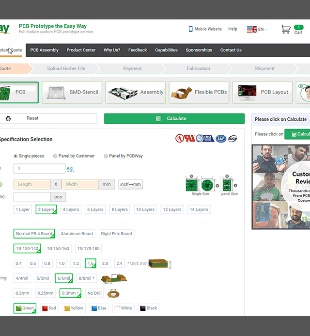 pcbway project share - Electronics-Lab.com