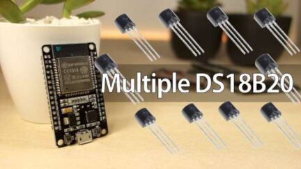 ESP32 with multiple DS18B20 temperature sensors - Electronics-Lab