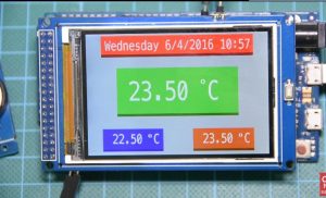 Arduino Real Time Clock and temperature Monitor using the DS3231 RTC ...
