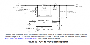 24V to 48V @ 1.5A Step-Up DC-DC Converter using LM2588 - Electronics ...