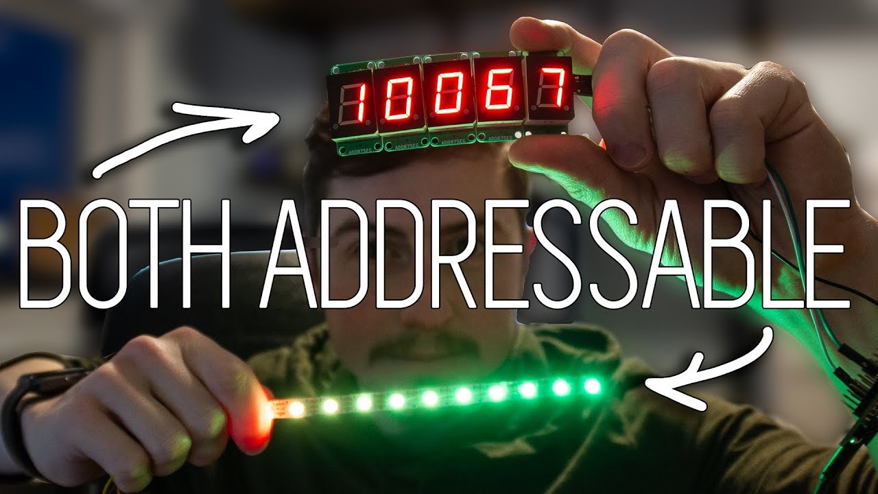 Addressable 7-Segment Displays - Electronics-Lab.com