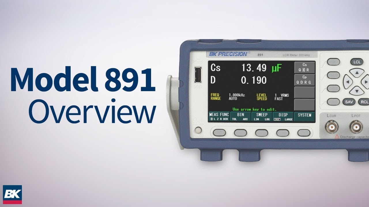BK891 – 300kHz Bench LCR Meter - Electronics-Lab