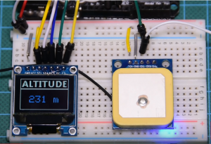 DIY Altimeter using a NEO UBLOX GPS module, a Color OLED and Arduino ...