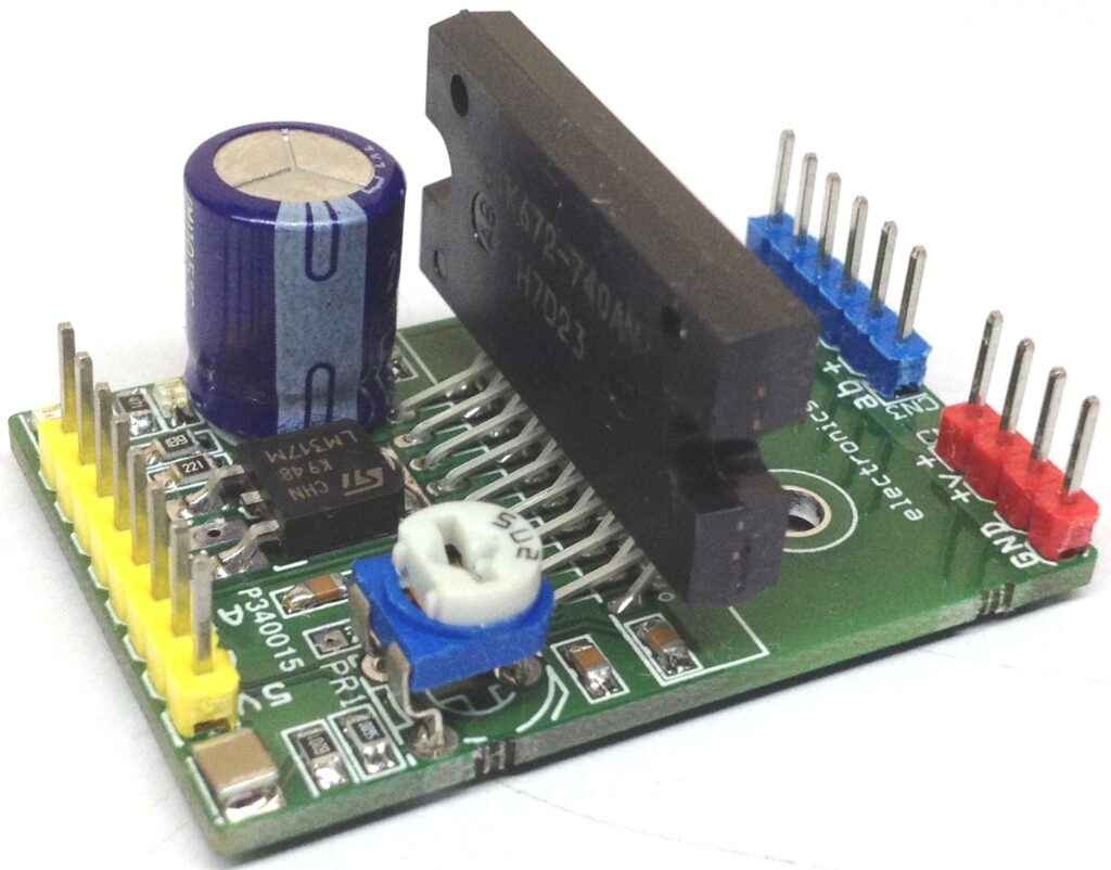 4A PWM Controlled Unipolar Stepper Motor Driver using STK672-740 ...