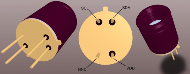 MLX90641 - Far infrared thermal sensor array with 16x12px resolution ...