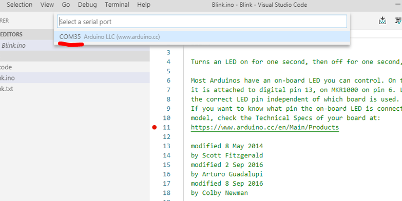 select serial port - Electronics-Lab.com