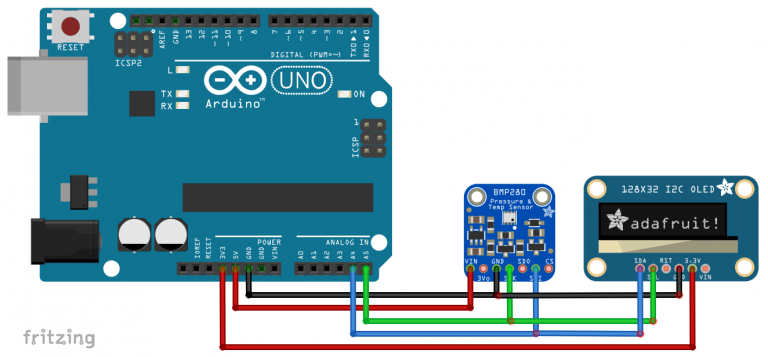 Arduino and BMP280 Based Weather Station - Electronics-Lab.com Arduino and BMP280 Based Weather Station - Electronics-Lab.com