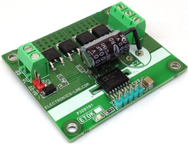15A 100V Isolated Half-Bridge Driver - Electronics-Lab