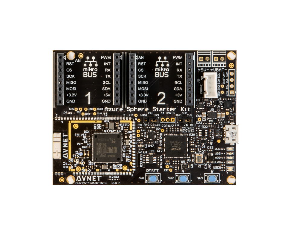 Azure Sphere MT3620 Starter Kit - Electronics-Lab.com