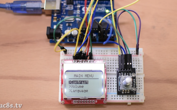 Arduino Menu Tutorial with a Rotary Encoder and a Nokia 5110 LCD ...
