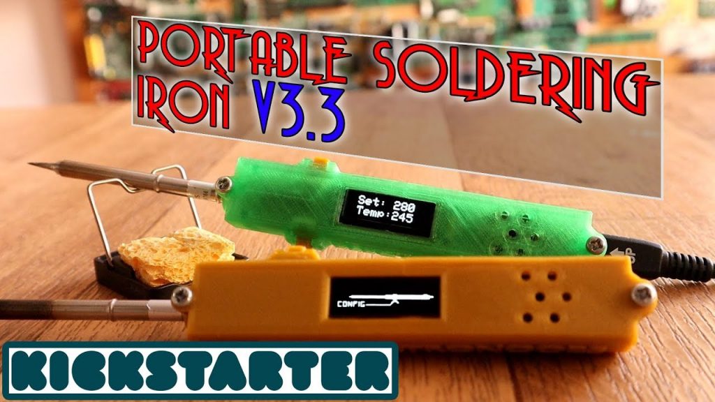 Kickstarter DIY Portable Soldering Iron Kit at $45 - Electronics-Lab