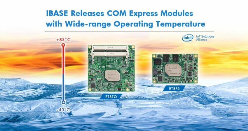 IBASE Releases COM Express Modules with Wide-range Operating Temperature - Electronics-Lab