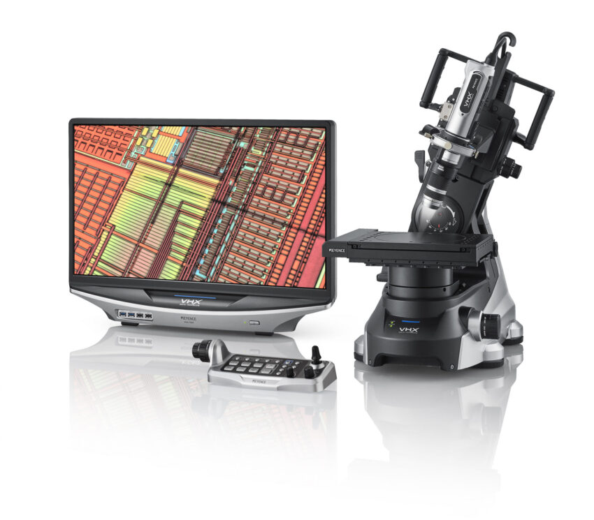 New Keyence VHX-7000 4K Microscope enhances view, capture and measure ...