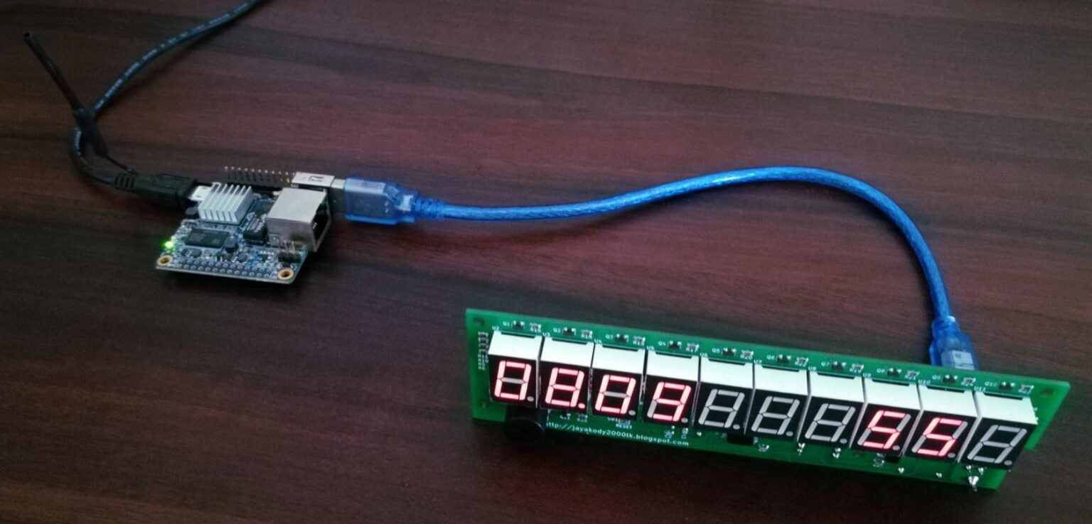 USB 10-digit Seven Segment Display Module - Electronics-Lab
