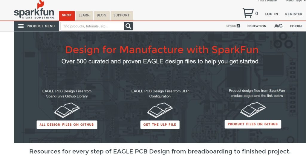 Eagle Sparkfun Electronics