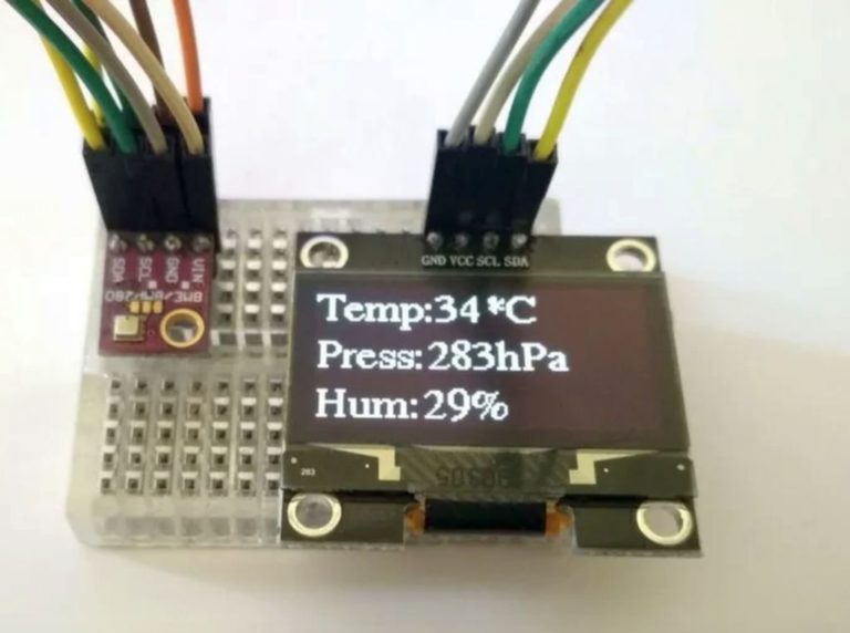 Room Weather Station Using Arduino and BME280 Sensor - Electronics-Lab