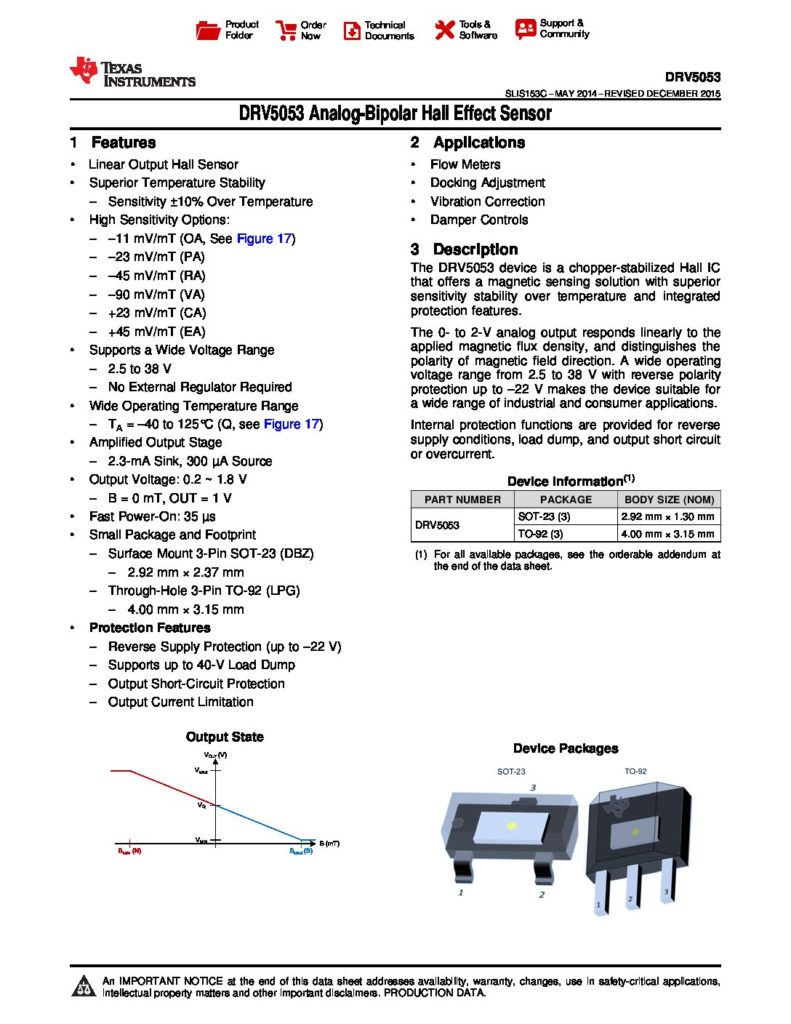 drv5053 - Electronics-Lab.com