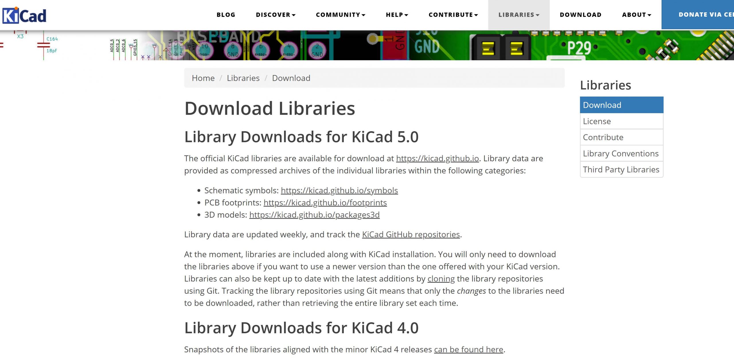 kicad libraries - Electronics-Lab.com