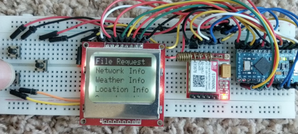 SIM800L GSM module with Nokia 5110 LCD and Arduino - Electronics-Lab