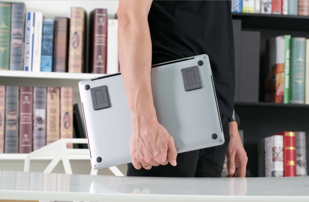Tesmo Kickstand: Truly invisible laptop stand that weighs nothing and ...