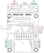 InfraRed Robot Controller Shield For Arduino Nano - Electronics-Lab.com