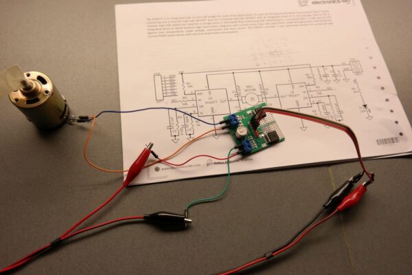 High Power Bidirectional DC Motor Driver using IFX007T - Electronics-Lab