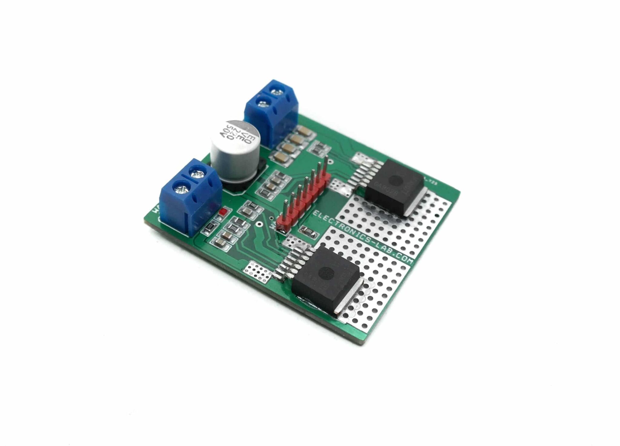 High Power Bidirectional DC Motor Driver using IFX007T - Electronics-Lab