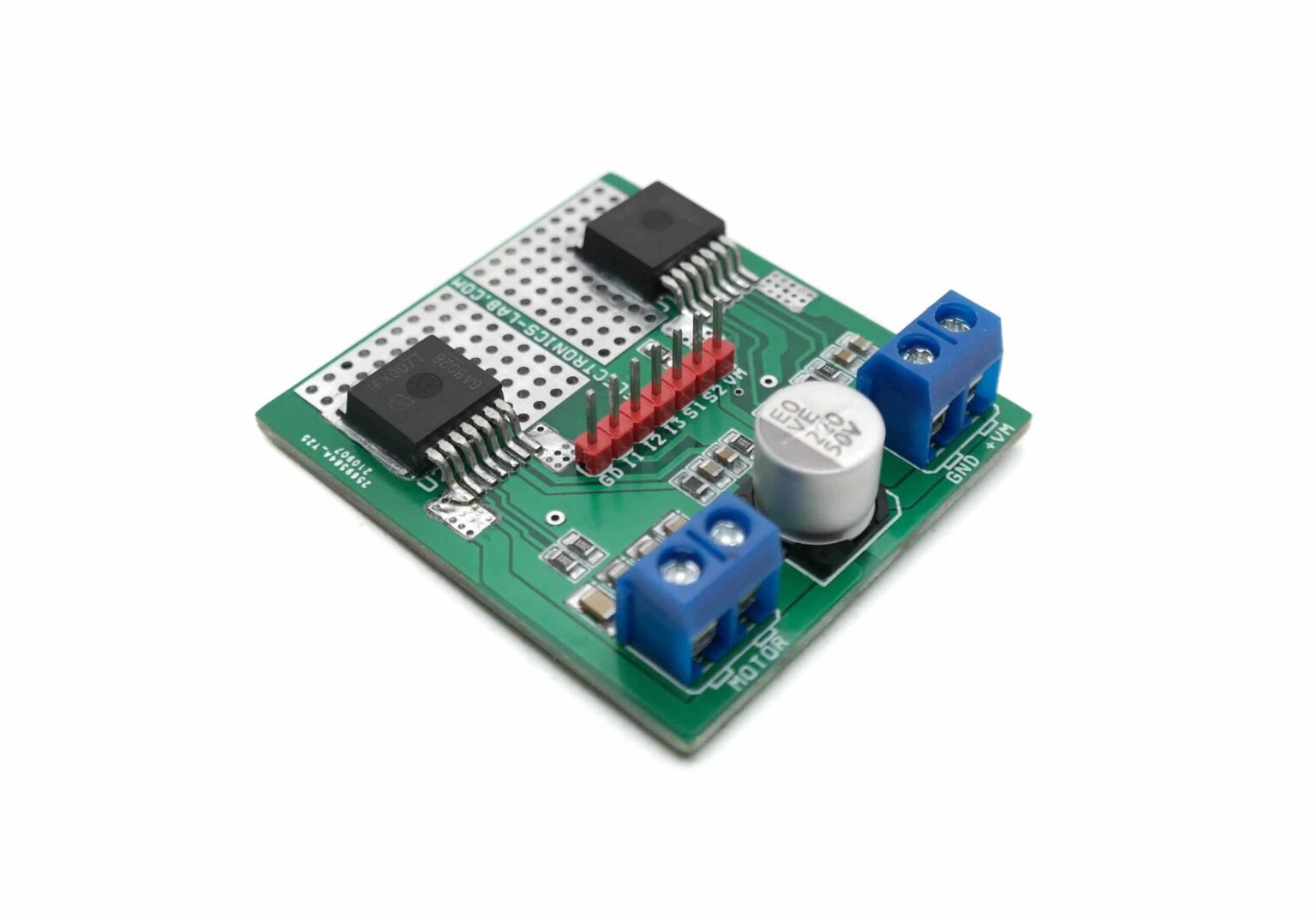 High Power Bidirectional DC Motor Driver using IFX007T - Electronics-Lab