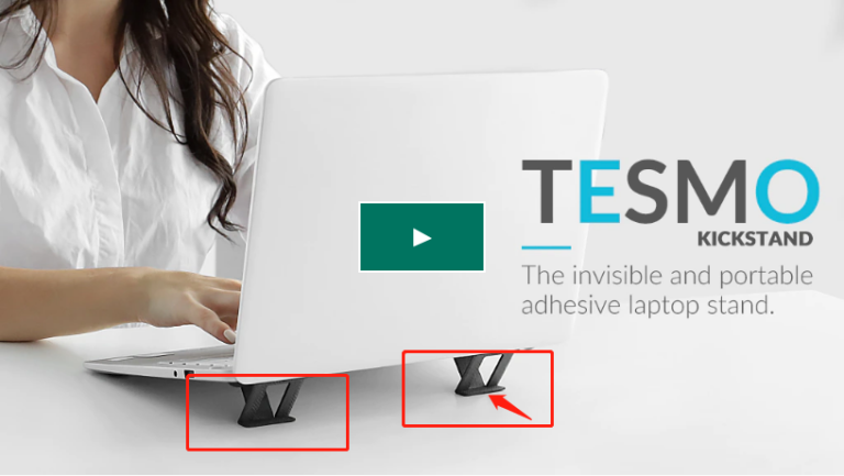 Tesmo - The Invisible & Portable Adhesive Laptop Stand quick review ...