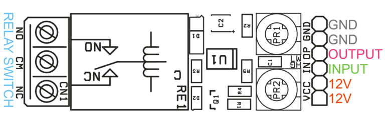 Window Comparator - Window Detector with relay output - Electronics-Lab