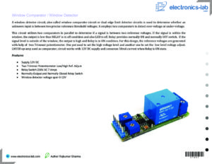 Window Comparator -Window Detector - Electronics-Lab.com