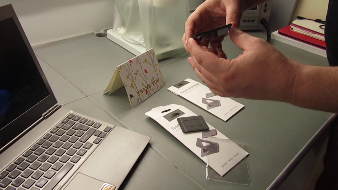 Tesmo – The Invisible & Portable Adhesive Laptop Stand quick review ...