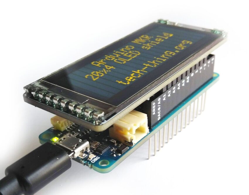 Arduino MKR 20x4 I2C OLED shield - Electronics-Lab