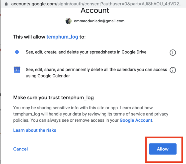 IoT: Log Sensor Data to Google Sheets using NodeMCU - Electronics-Lab