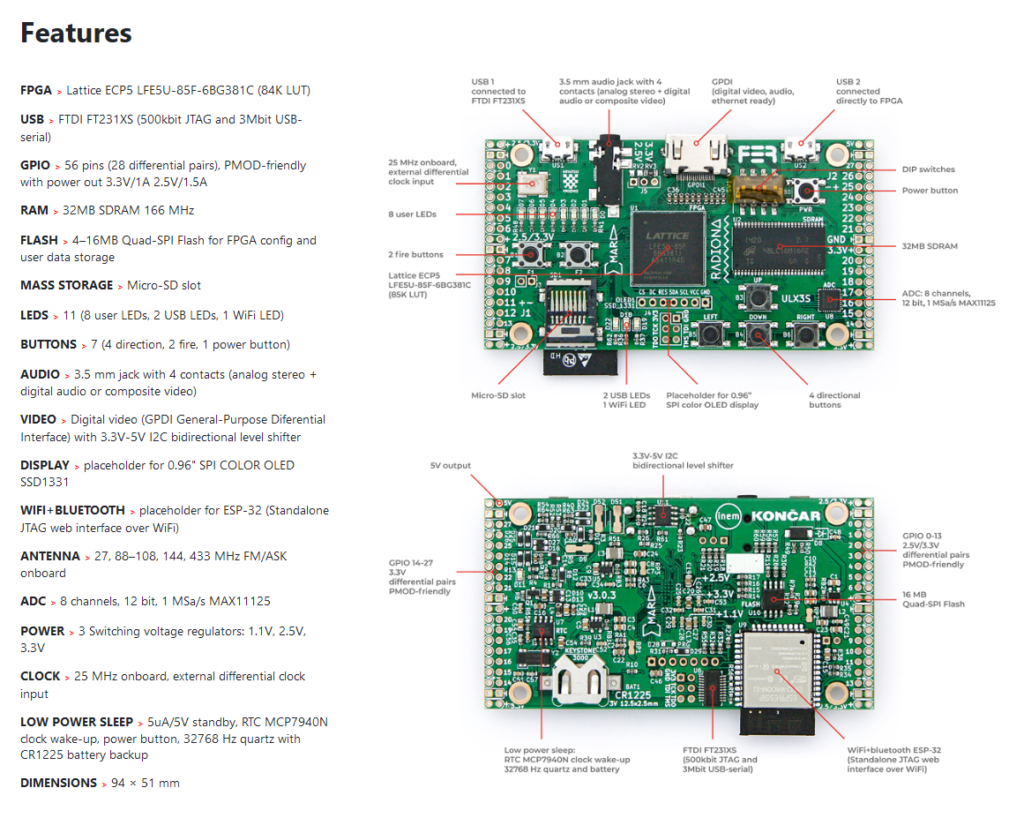 A powerful, open hardware ECP5 FPGA dev board - Electronics-Lab