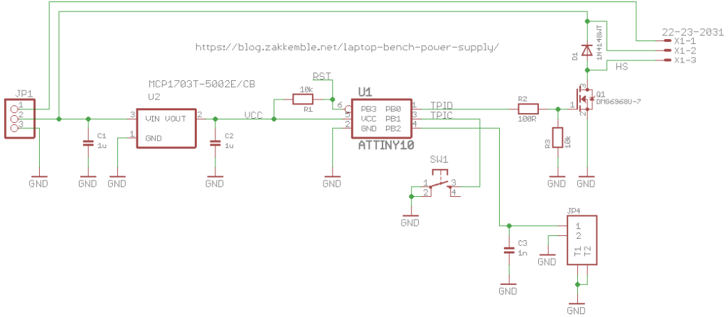 Temperature Controlled FAN using ATtiny10 - Electronics-Lab.com