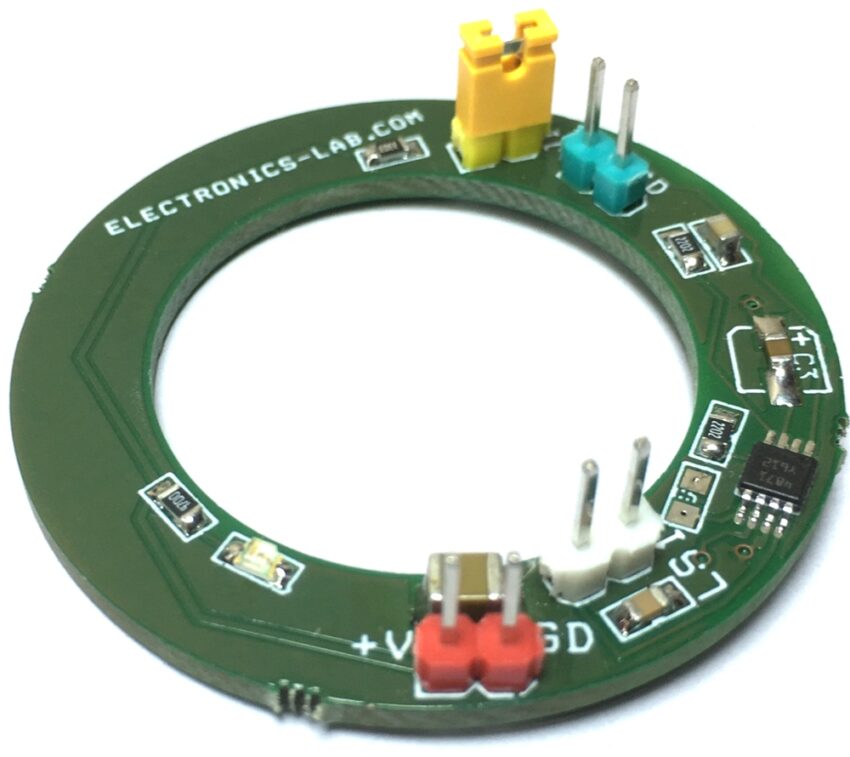Mini Speaker Attached Audio Amplifier using TS4871 - Electronics-Lab.com