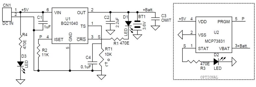 Lithium Coin Cell Charger for Rechargeable Coin Batteries - Electronics-Lab