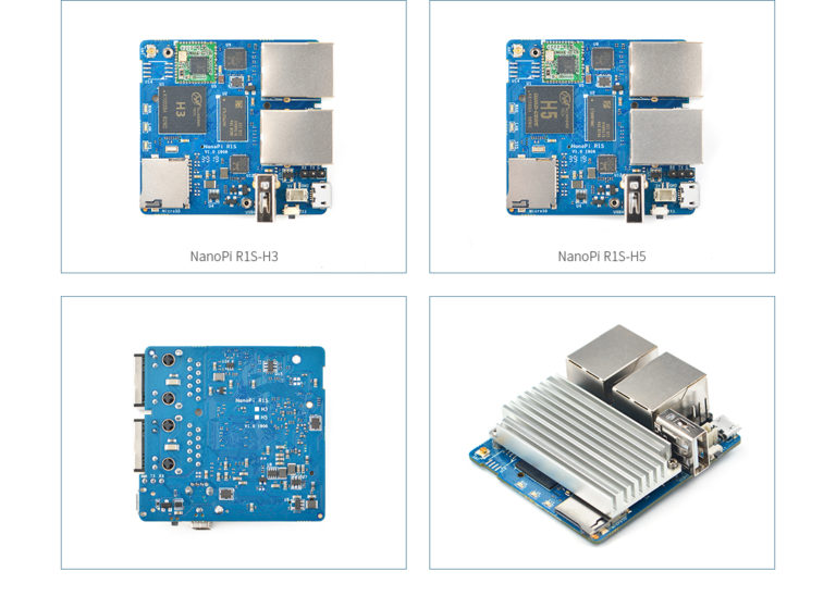 NanoPi R1S Dual Gigabit Ethernet Router Comes with 32-bit or 64-bit ARM ...