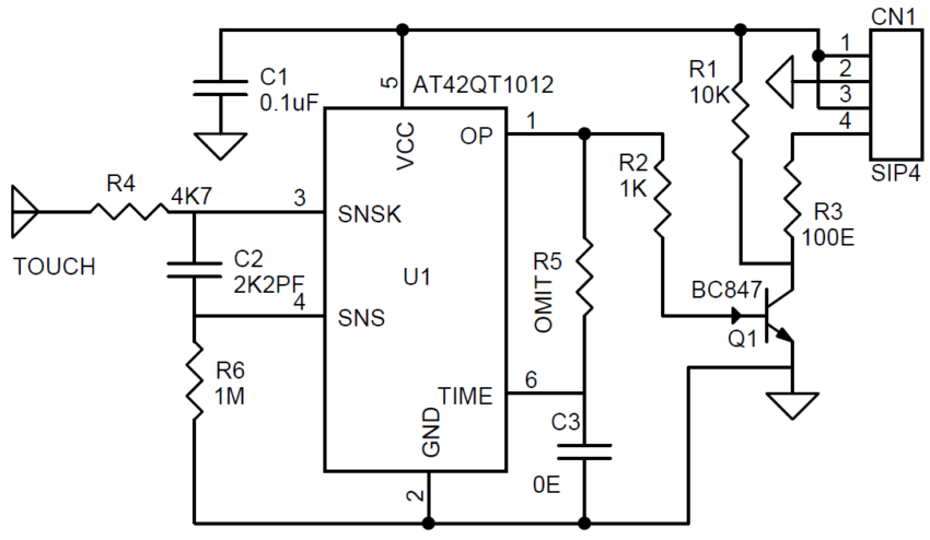 Capacitive Touch Sensor Toggle Switch - Electronics-Lab