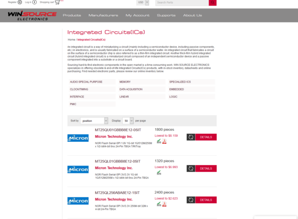 WIN SOURCE - A good place to buy cost-effective components online ...